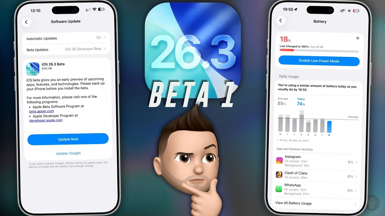 iOS 26.3 beta 1 Review - Todo Será aún Mejor - YouTube