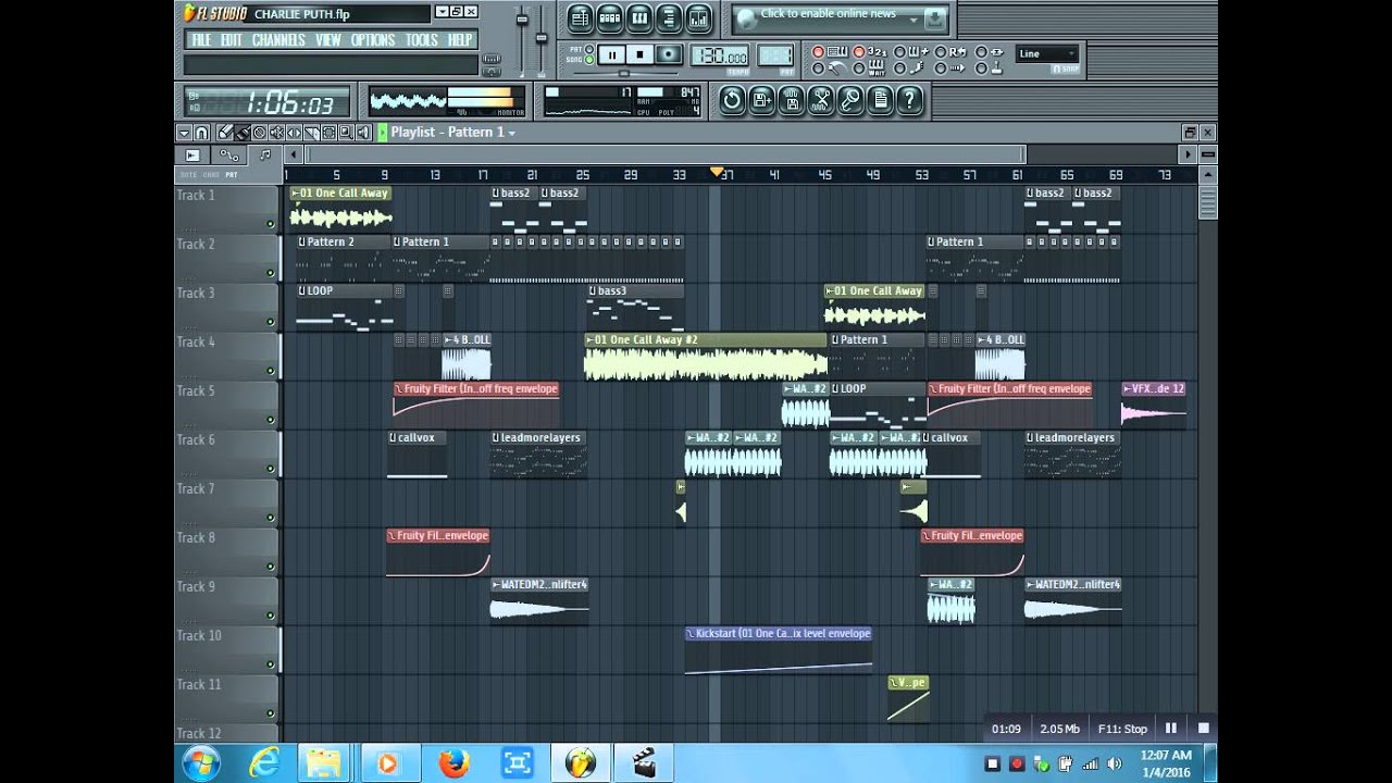 Charlie Puth One Call Away (Matt Finlay EDM EDIT) FL Studio Remix - YouTube