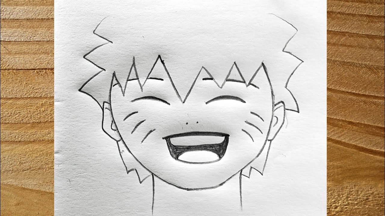 How to draw Kid Naruto Step by step using a pencil || Naruto Drawing ...