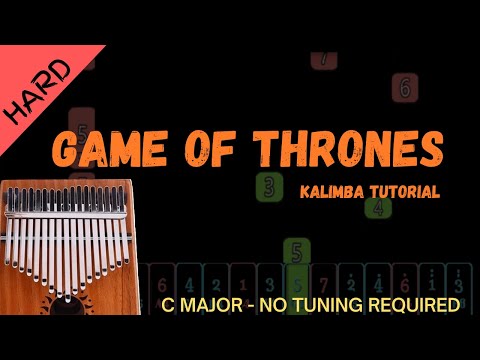 Game of Thrones - Main Theme | Kalimba Tutorial (Hard)