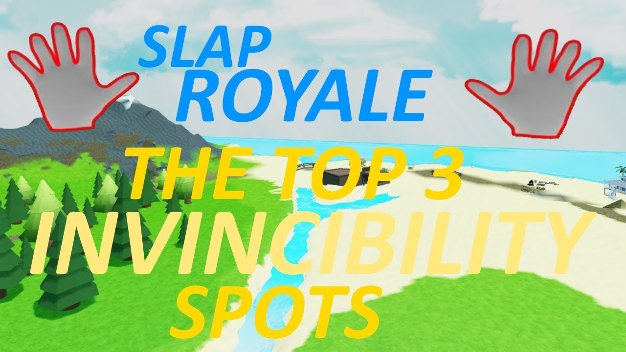 The TOP 3 INVINCIBILITY SPOTS in Roblox Slap Royale - YouTube