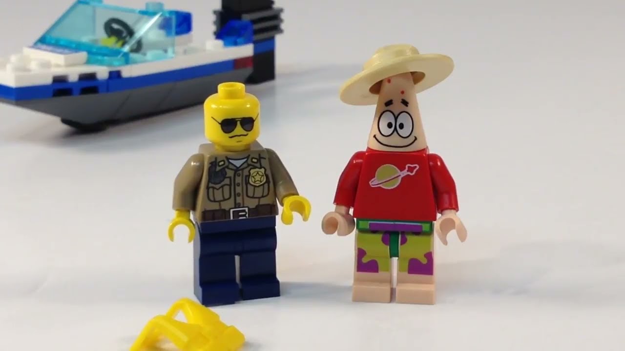 LEGO Creator 30017 Police Boat Polybag Lego City - YouTube