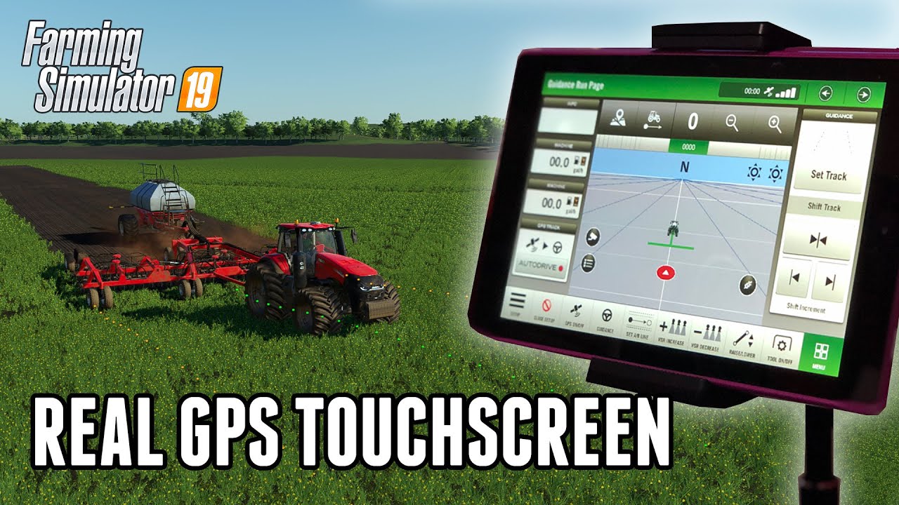 John Deere Gen 4 Touch Screen in Farming Simulator 19 - Sim Dashboard ...