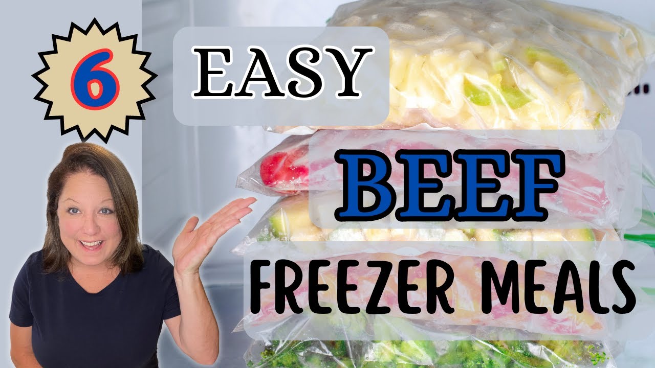 6 EASY BEEF FREEZER MEALS YOU NEED TO MAKE || FILL YOUR FREEZER WITH ME ...