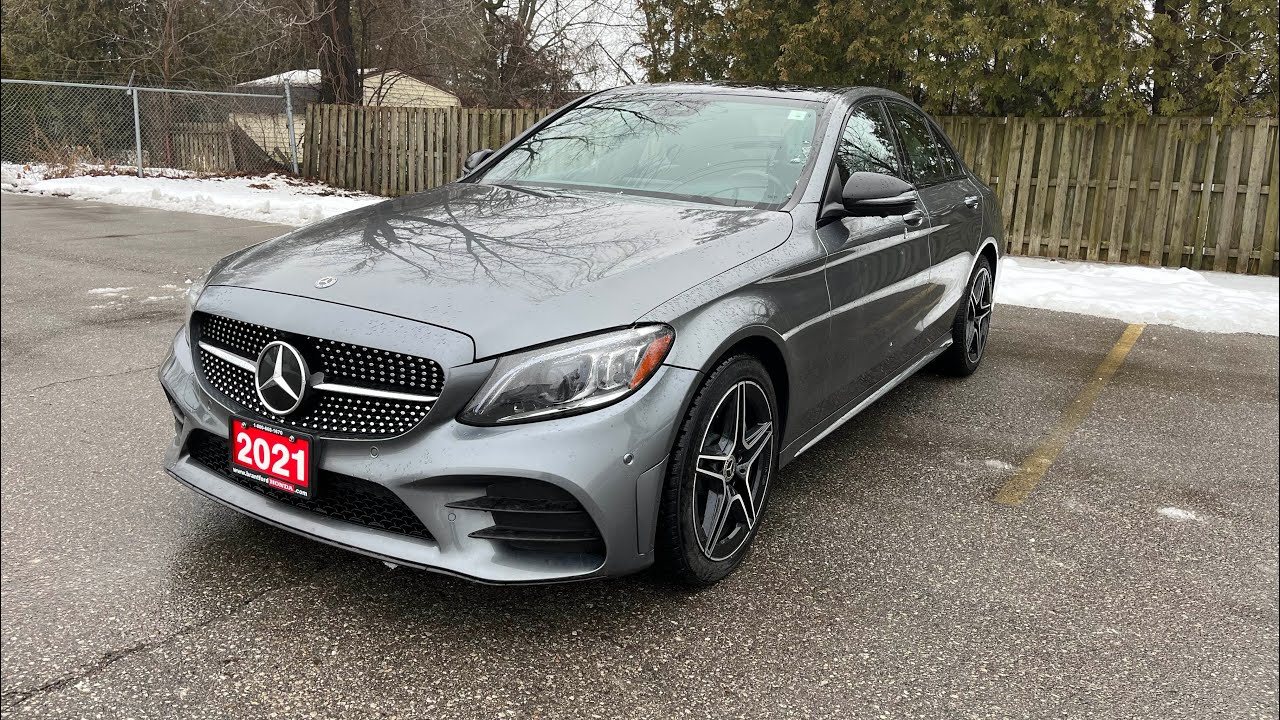 2021 Mercedes-Benz C300 in Grey Metallic here @ Brantford Honda ...