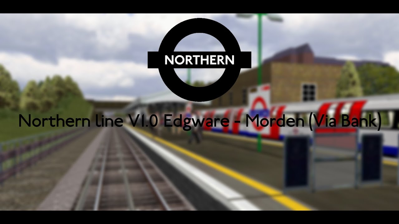 OpenBVE Northern line Kennington - Stockwell - YouTube