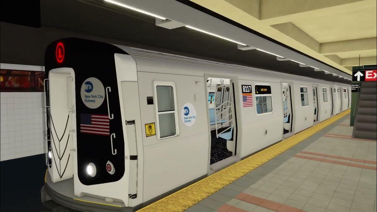 [ROBLOX][MTAoR] Operating a R143 in BMT Canarsie Line. [READ DESCRIPTION] - YouTube