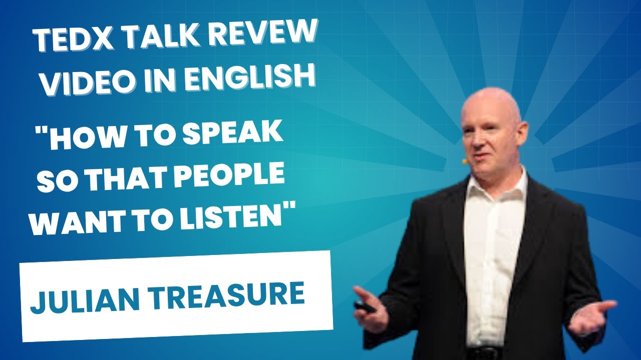 review video in english How to Speak So That People Want to Listen ...