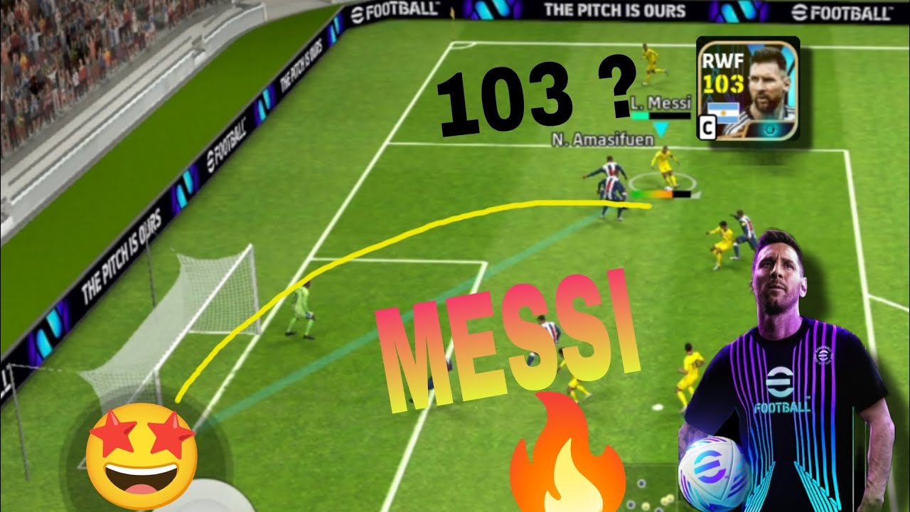 messi 103 efootball 2024 || ambassador messi review efootball 2024 🔥🤩 ...