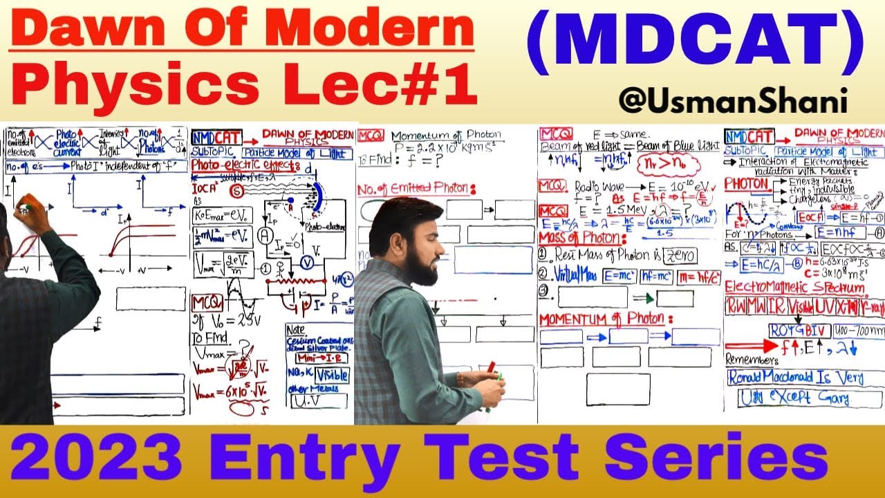 MDCAT Unit Dawn Of Modern Physics Lecture#1 | Entry Test Series - YouTube