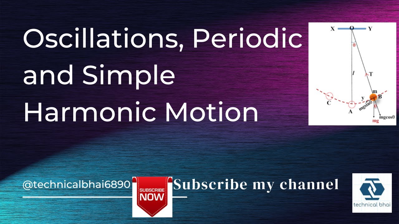Oscillations, Periodic and Simple Harmonic Motion - YouTube