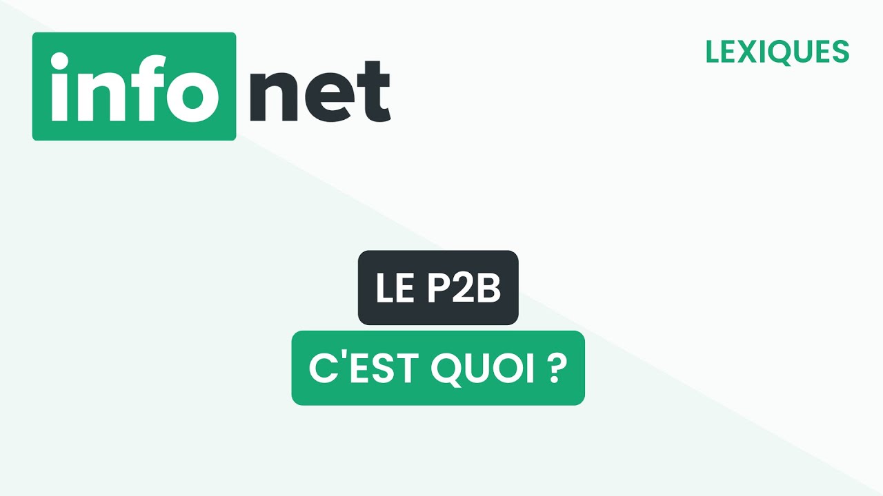 Le P2B, c'est quoi ? (définition, aide, lexique, tuto, explication ...