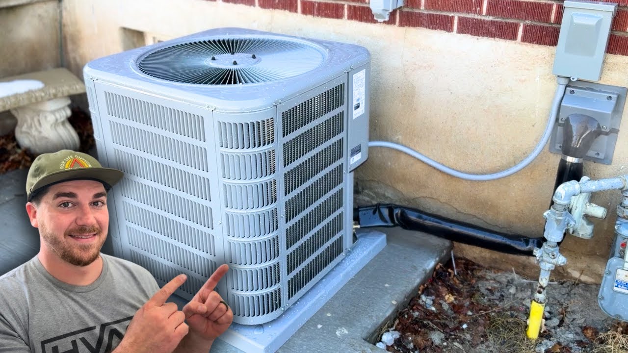 How To ADD Central Heating & Air Conditioning To Your Home From Start ...