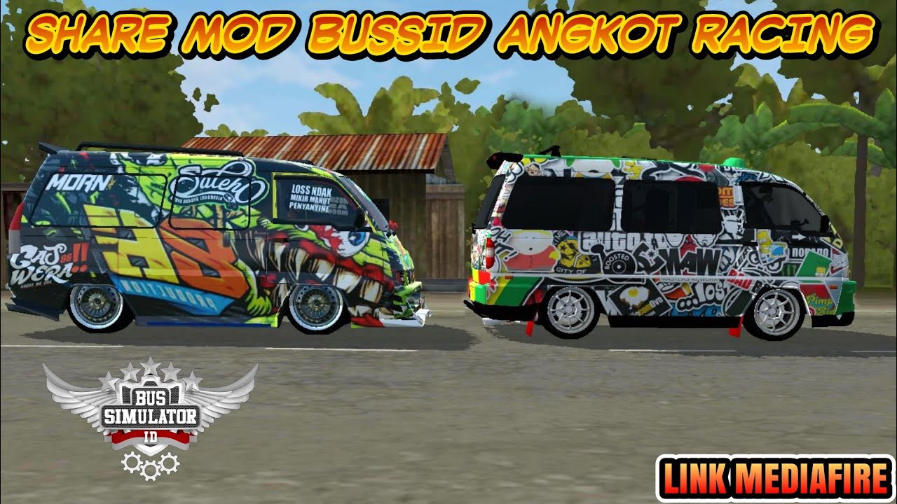 Share Mod Bussid Angkot Racing !! LINK DOWNLOAD MEDIAFIRE , NO PW , NO ...