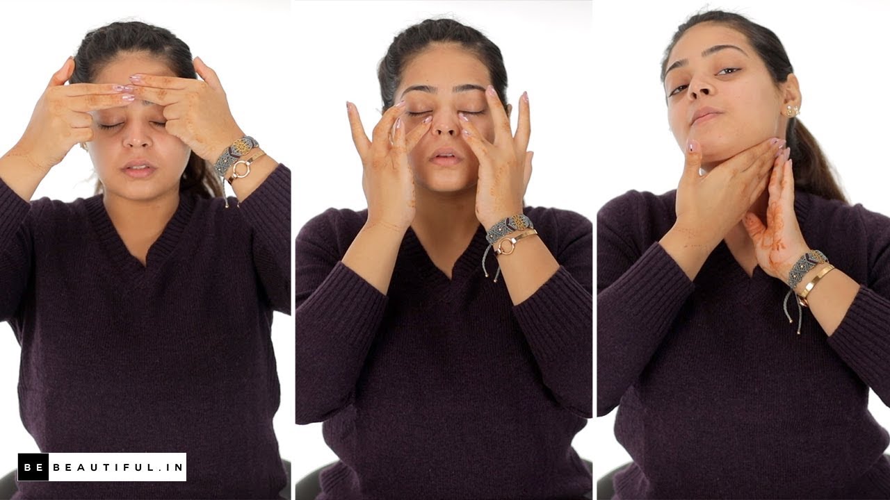 Facial Massage for Glowing Skin | Skincare Routine | How to do Facial ...