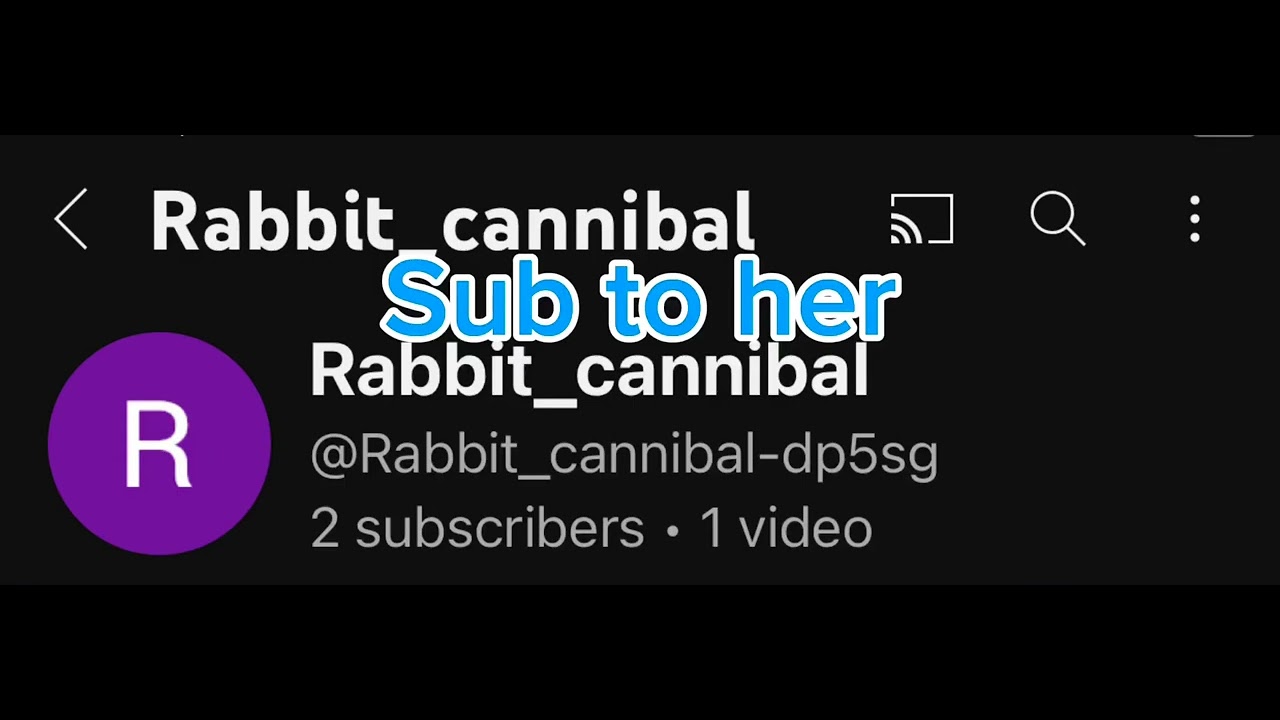 @Rabbit_cannibal-dp5sg - YouTube