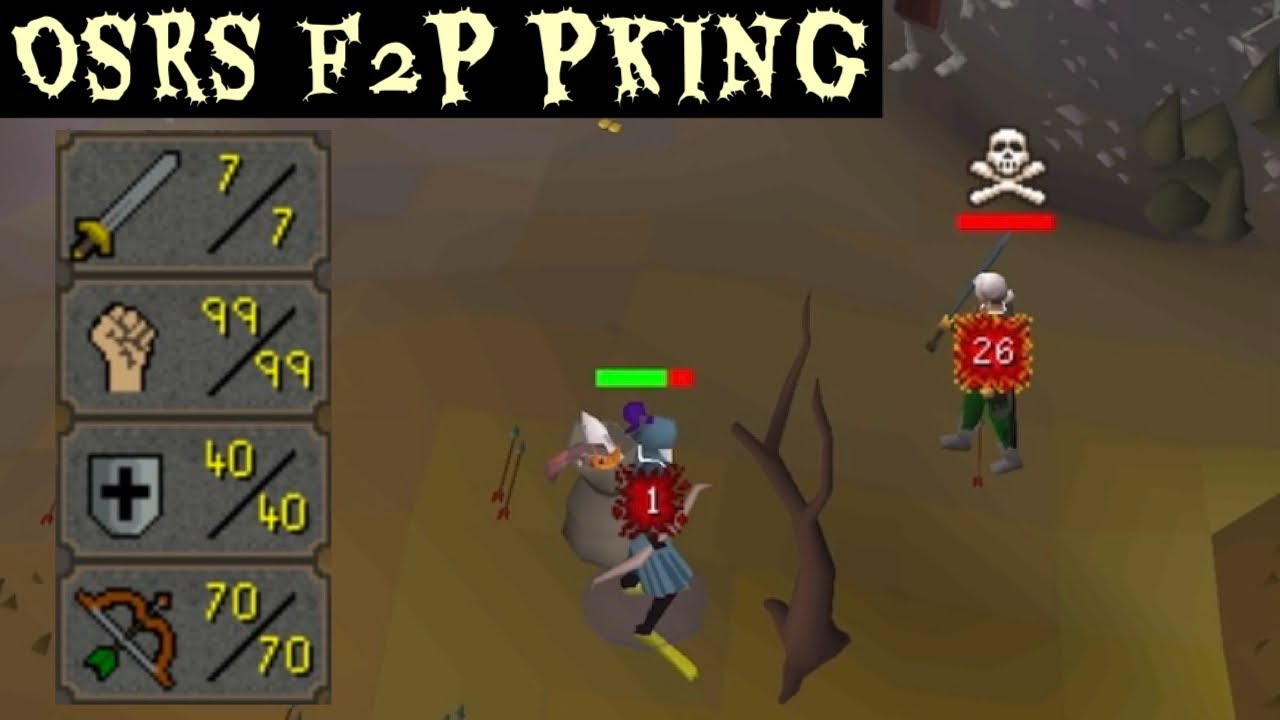 MOST OVERPOWERED TANK! OSRS F2P PKING IRONMAN - YouTube