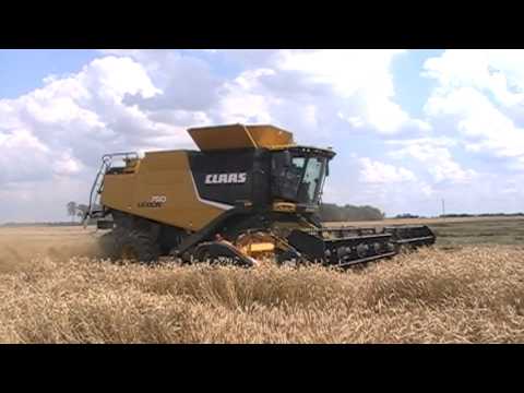 Claas Lexion 750 TT Combine - YouTube