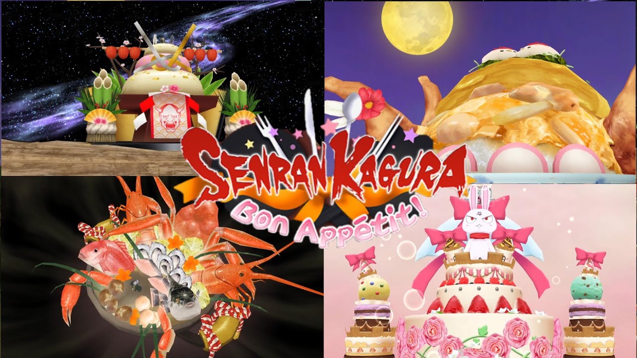 Senran Kagura Food Senran Kagura Bon Appetit Is Coming To PS Vita Next