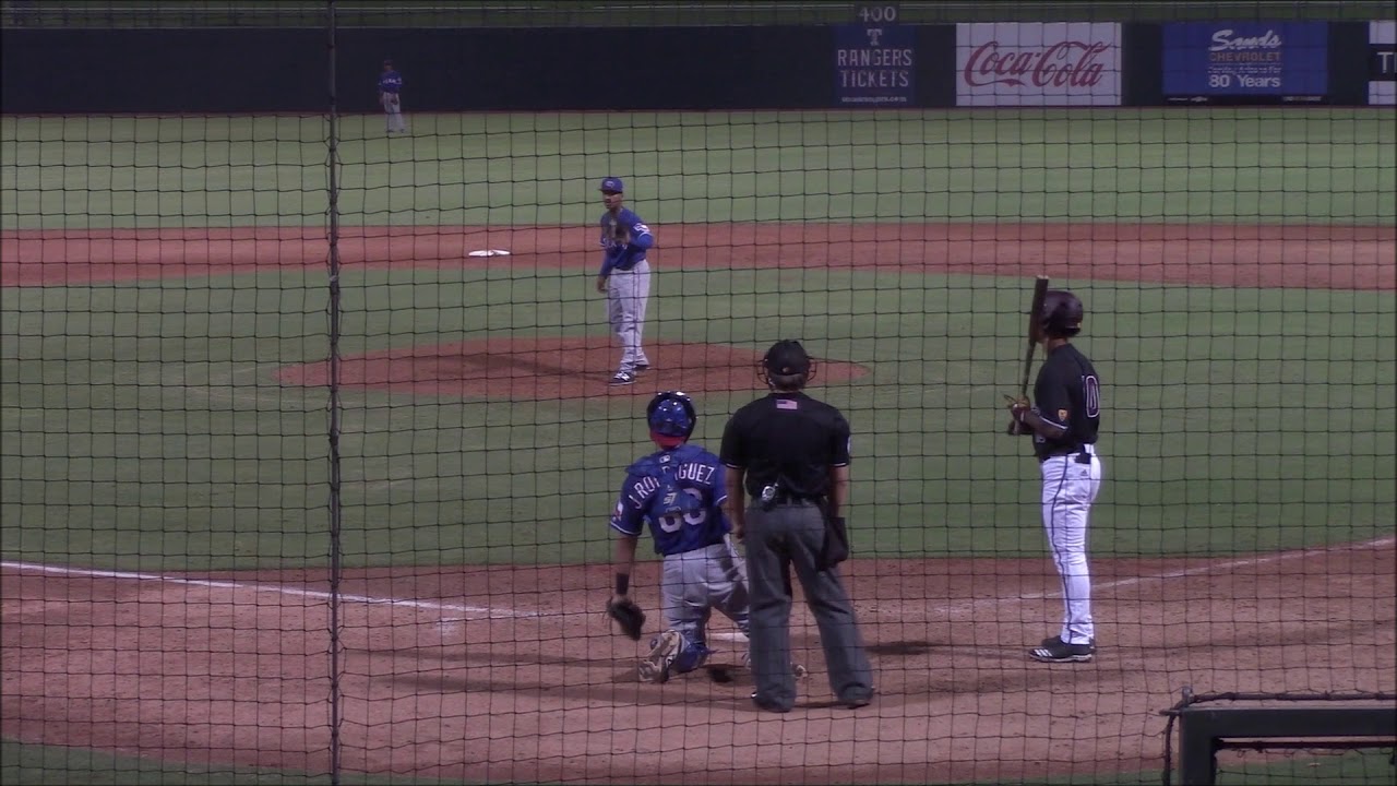 Ronny Henriquez - RHP, Rangers (2018 Instructs) - YouTube