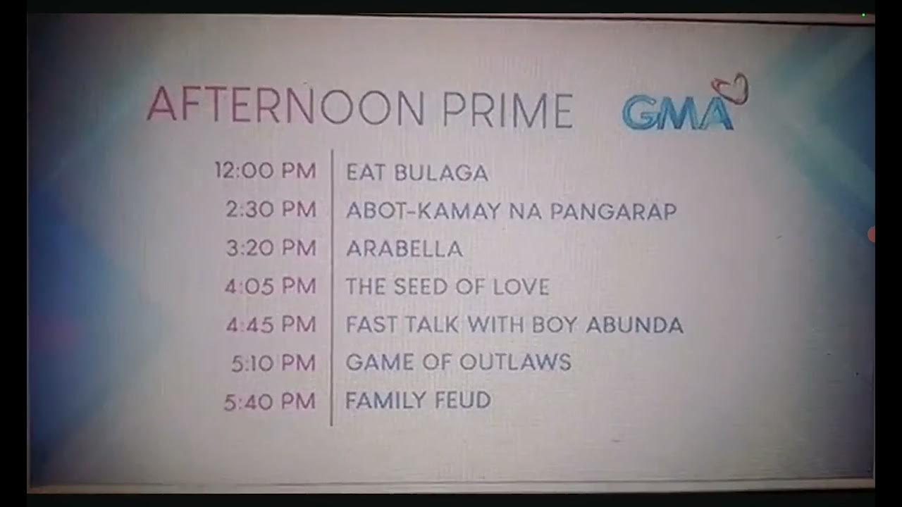 Gma Schedule DECEMBER 13 2024 Friday - YouTube