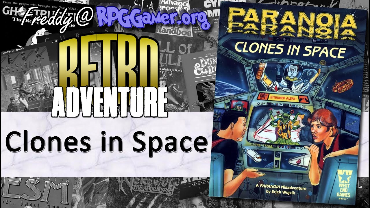 Clones in Space (Paranoia, West End Games, 1986) | Retro Adventures - YouTube