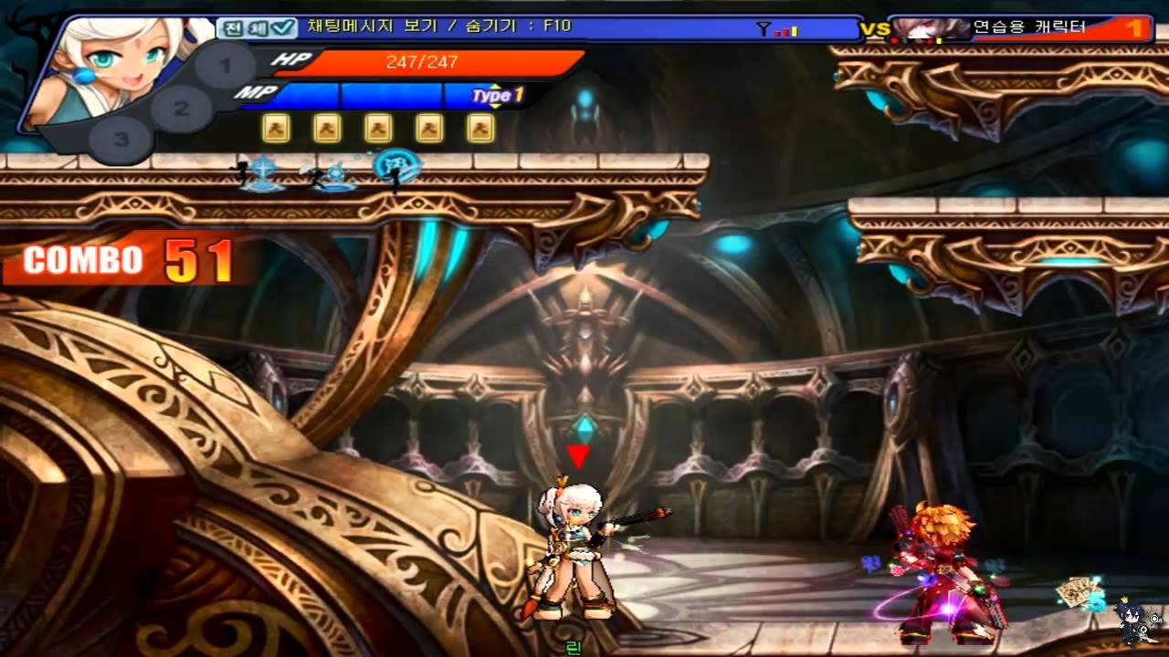 Grand Chase KR - Rin The Priestess and 15th Character Gameplay - YouTube