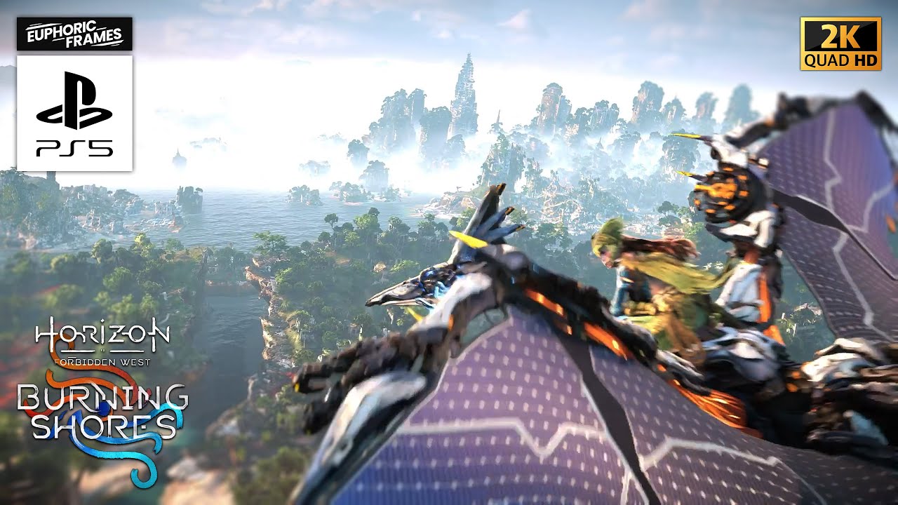 El Bellísimo inicio de Burning Shores | DLC de Horizon Forbidden West ...