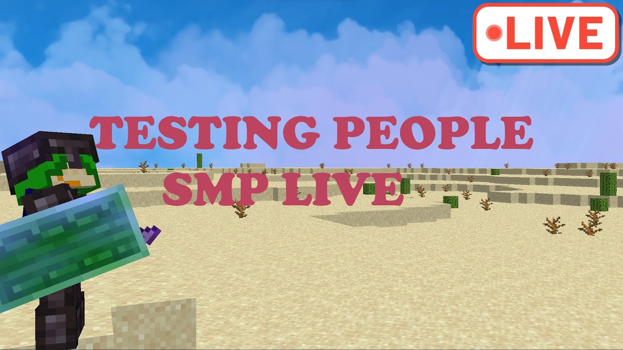 Smp Tier Testing! (Grinding Tester Of The Month) - YouTube