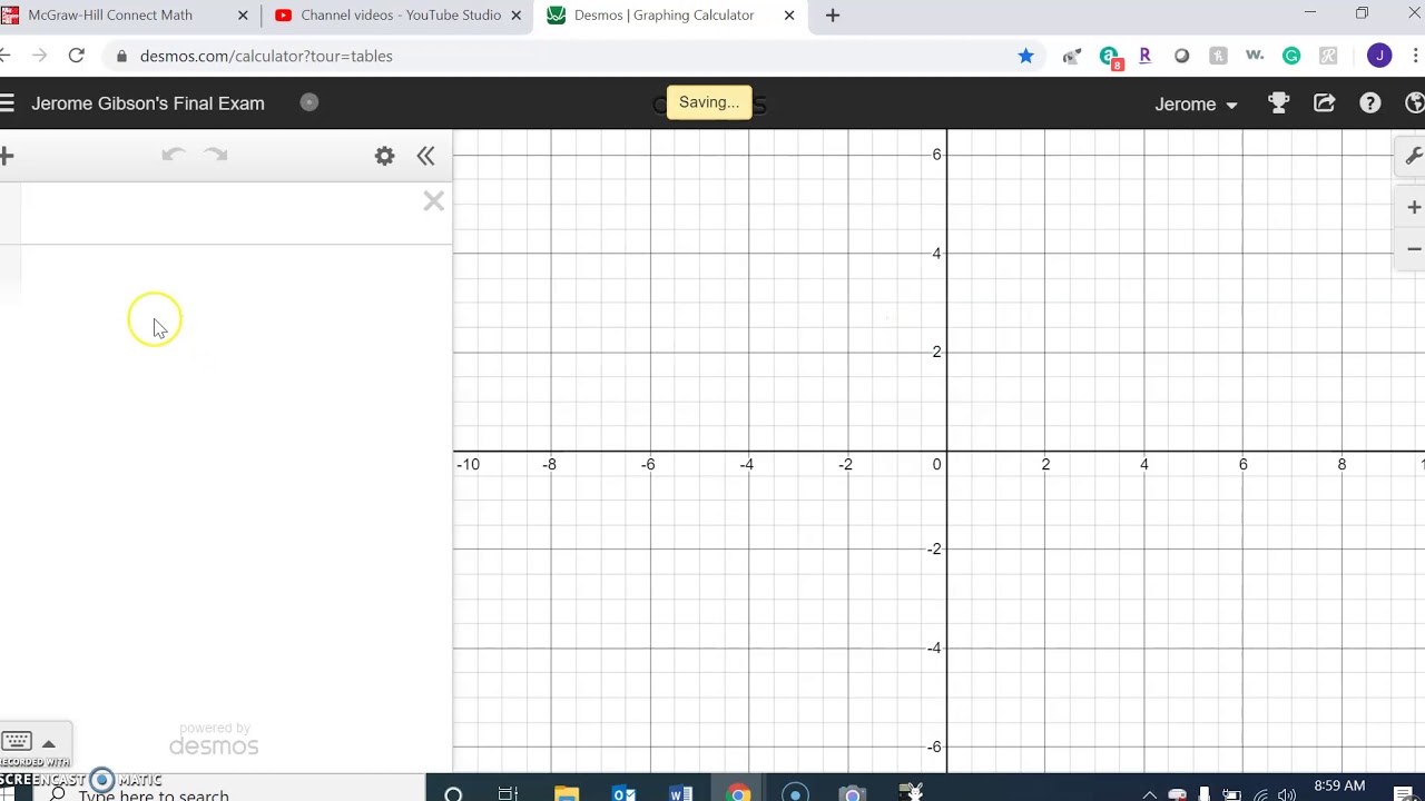 Desmos Final Exam Submission process - YouTube