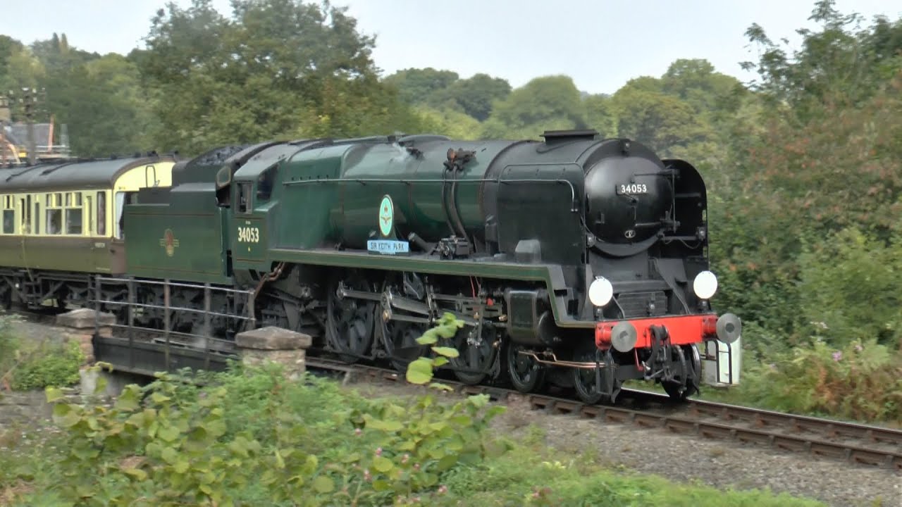 PART 2 - REBUILT BULLEID PACIFIC, 34053 SIR KEITH PARK, IN ACTION ON ...