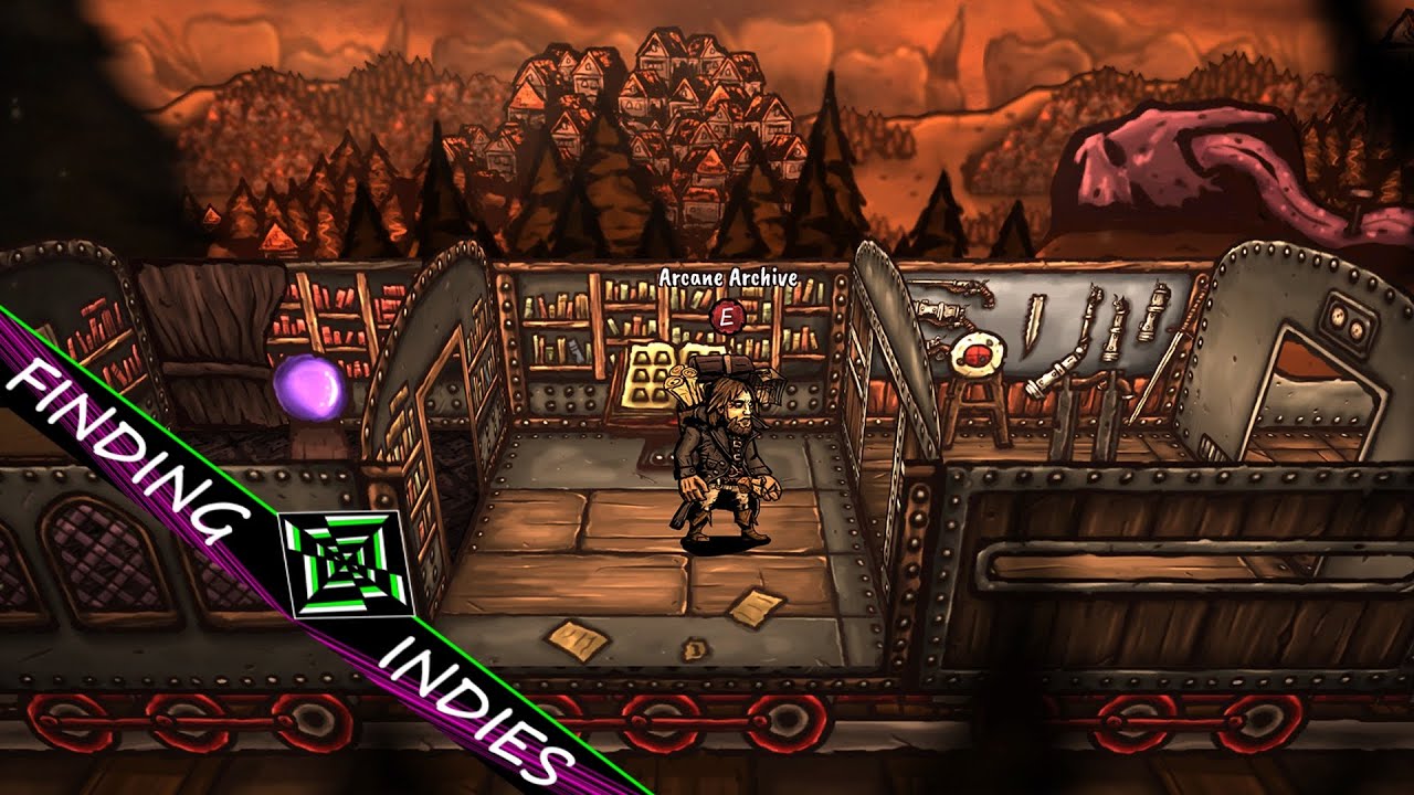 Build your train, explore this mad land, and face fearsome bosses ...