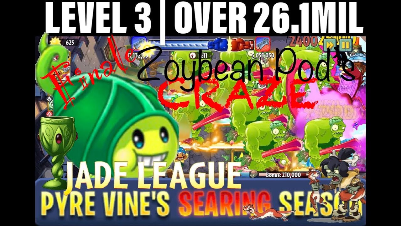 Plants vs Zombies 2 Searing Season 7 FINALE Pyre Vine OVER 26.1Mil (PvZ ...