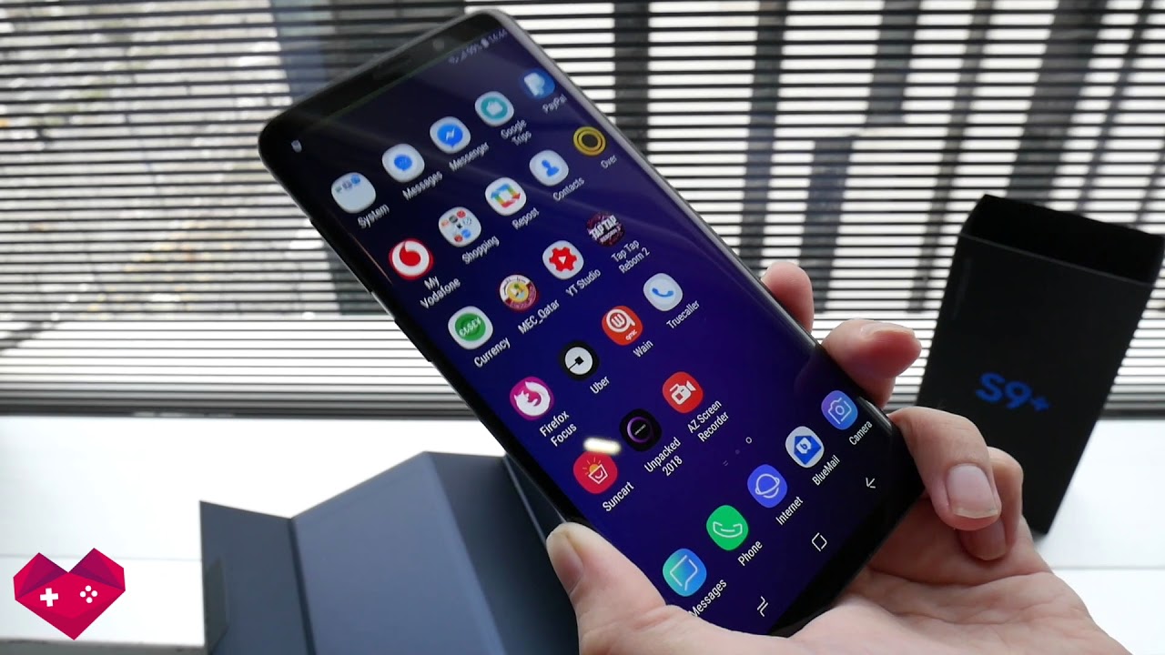 Samsung Galaxy S9 Plus Unboxing - Close Up Shots - YouTube