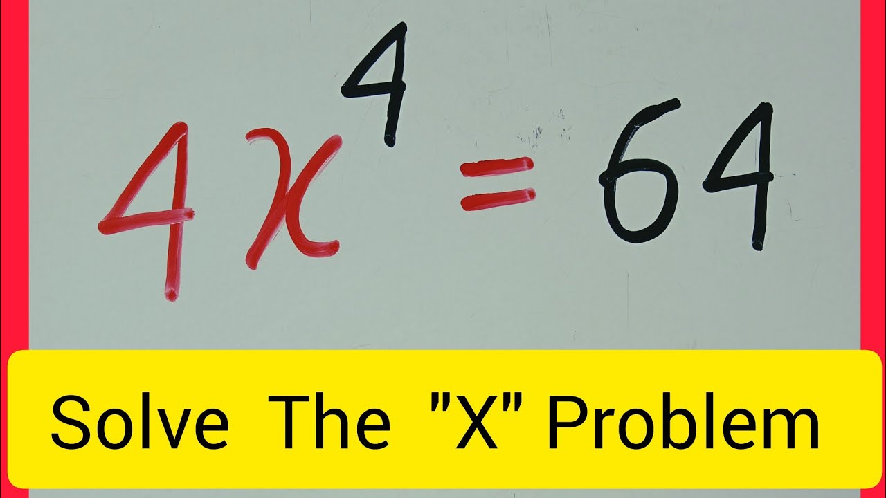 A Beautiful Algebraic Equation //solved by very simple method - YouTube