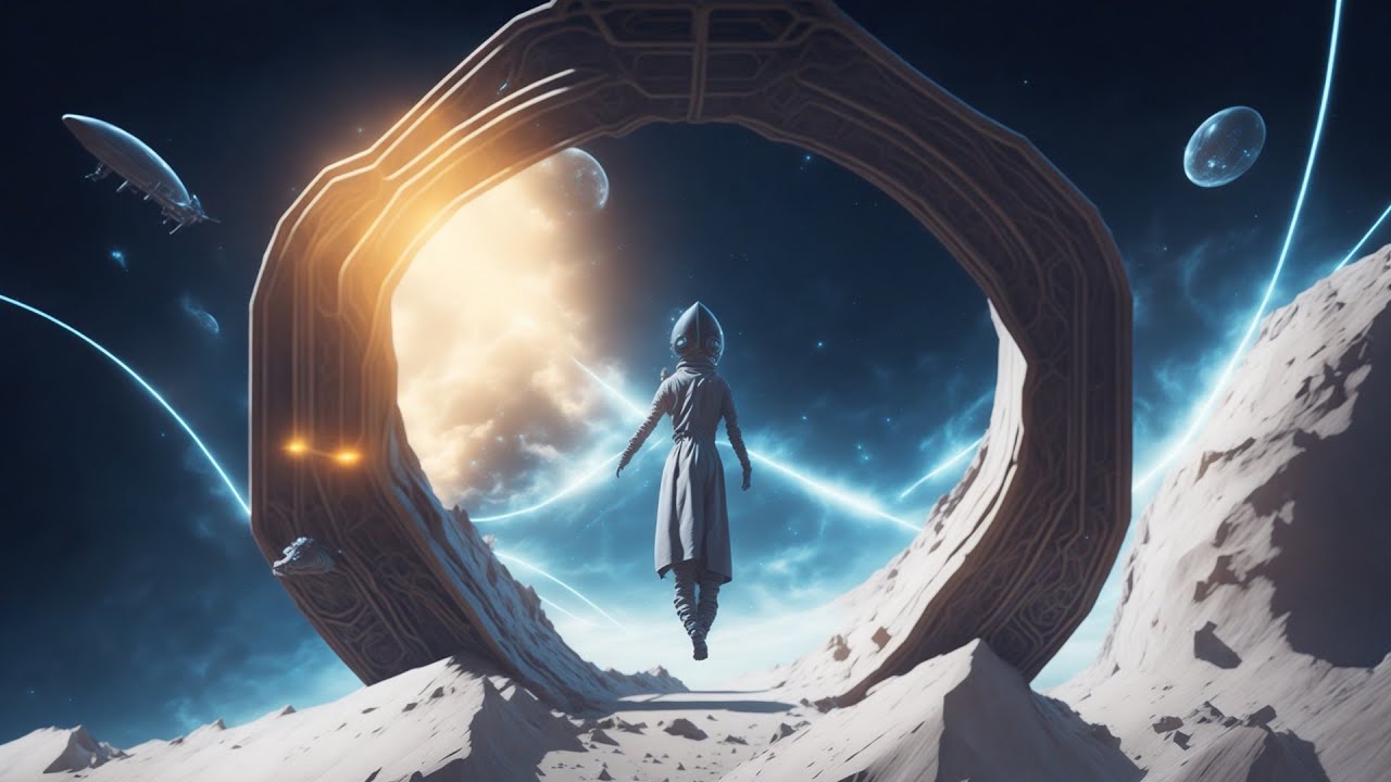 Teleportation Space Travel AI Generated Art - YouTube