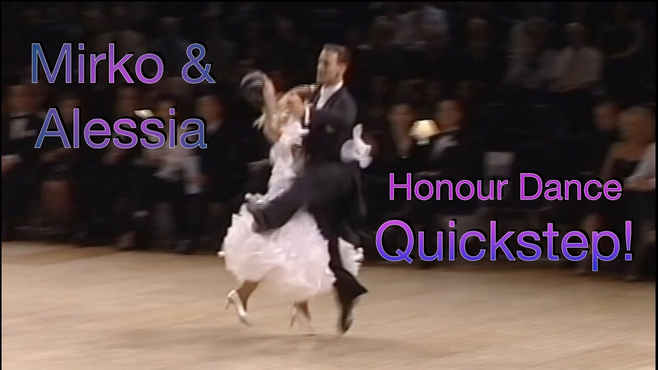 Mirko Gozzoli & Alessia Betti - Honour Dance - Quickstep - YouTube