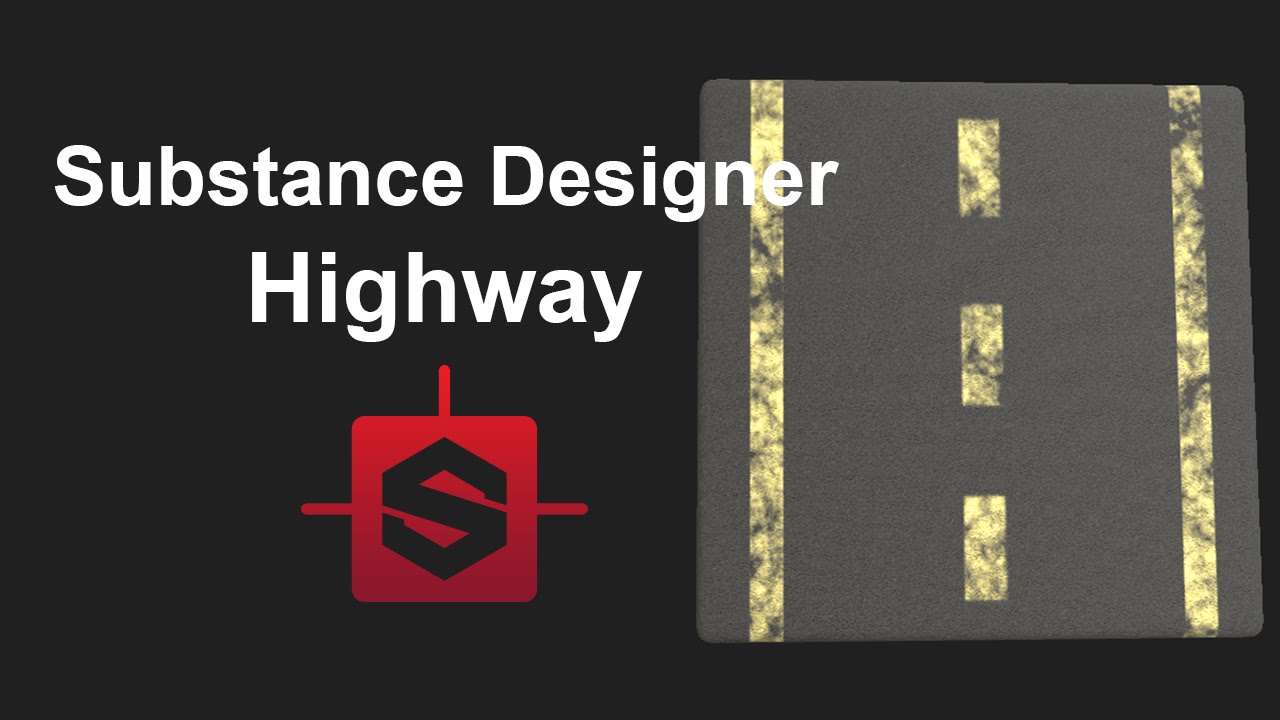 Substance Designer Tutorial - Highway - YouTube