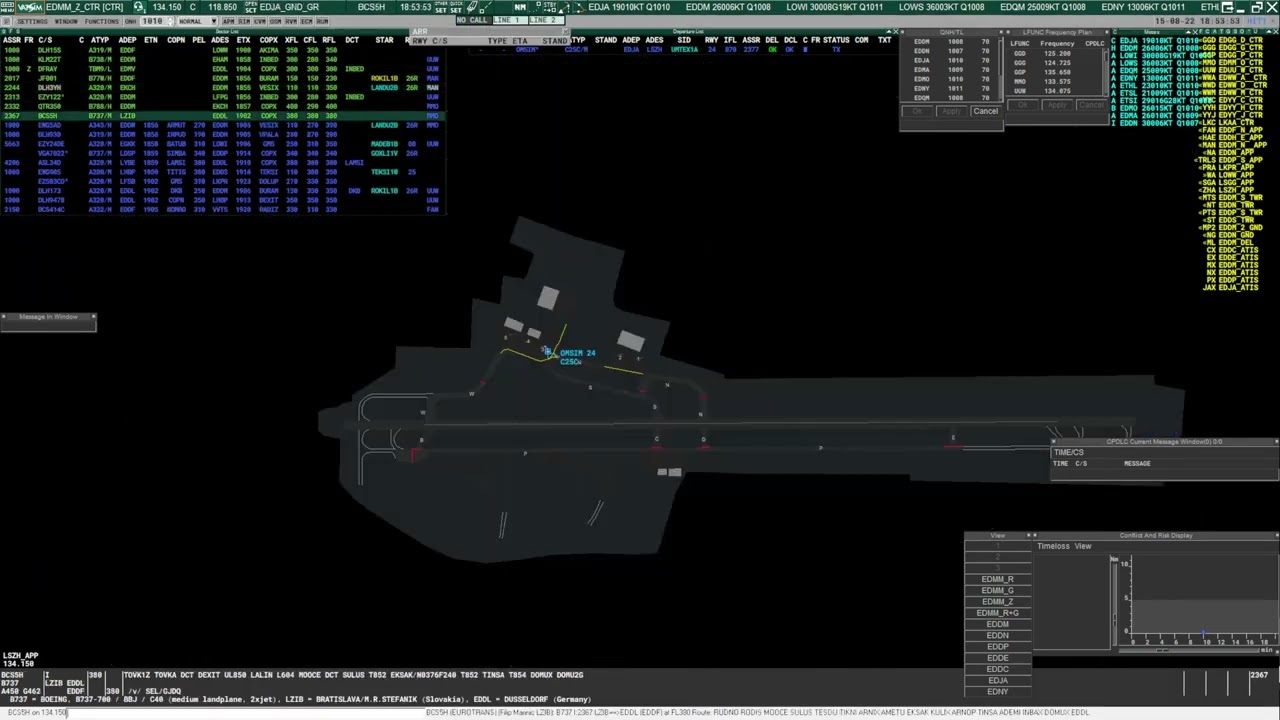 München Radar (Zugspitze Sector) - VATSIM ATC - YouTube