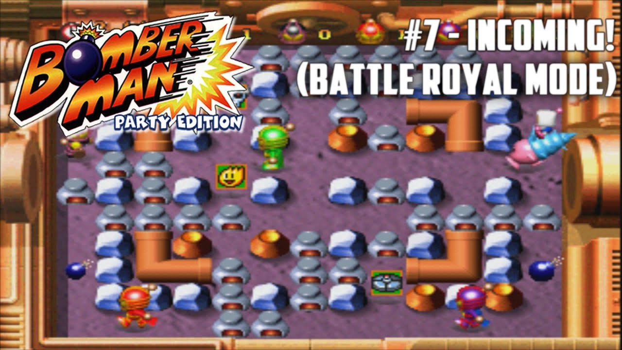 Bomberman Party Edition #7 - Incoming! (Battle Royal Mode) - YouTube