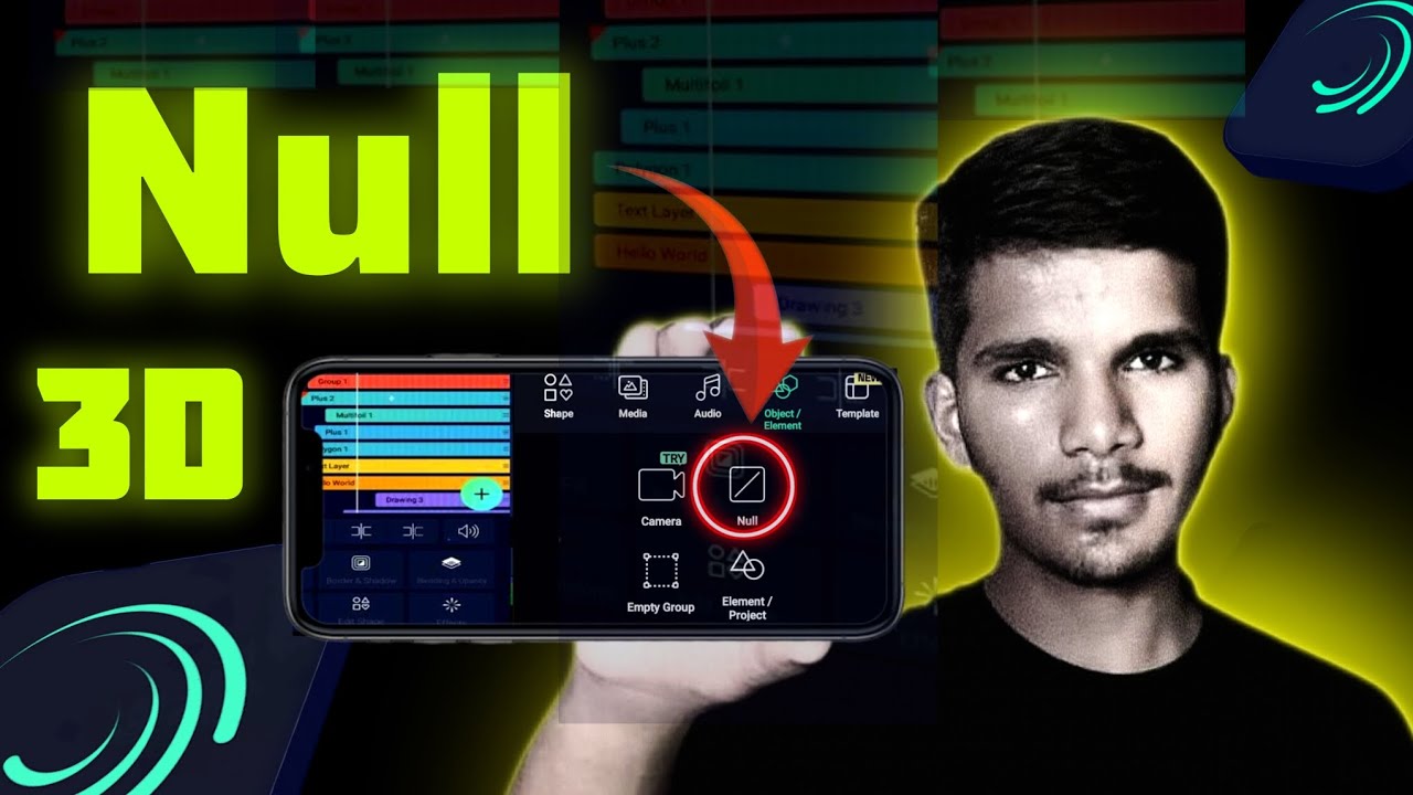 Alight motion null layer ka use || alight motion video editing ...