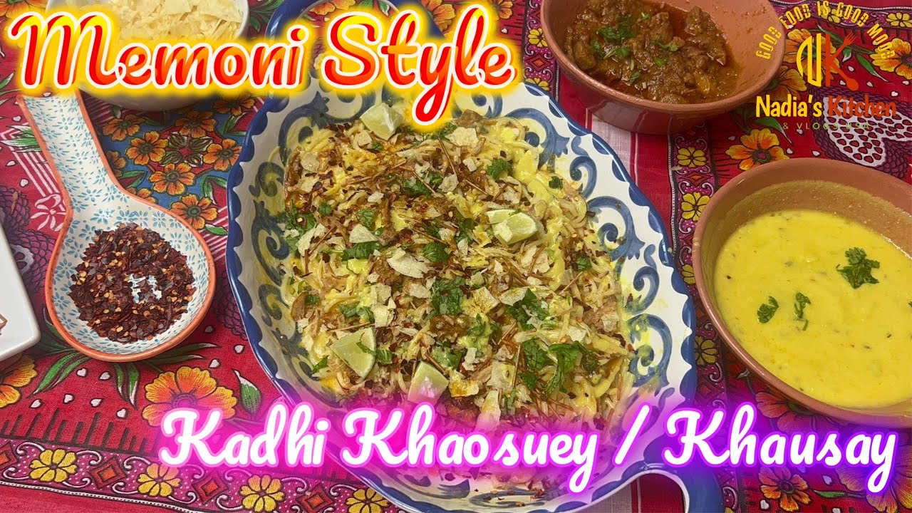 Memoni Style Beef Khaowsuey/ Khausay | Memoni Kadhi Khausay | Nadia's ...