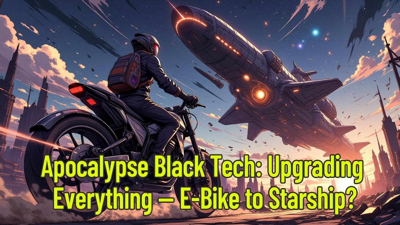 Apocalypse Black Tech: Upgrading Everything — E-Bike to Starship? - YouTube