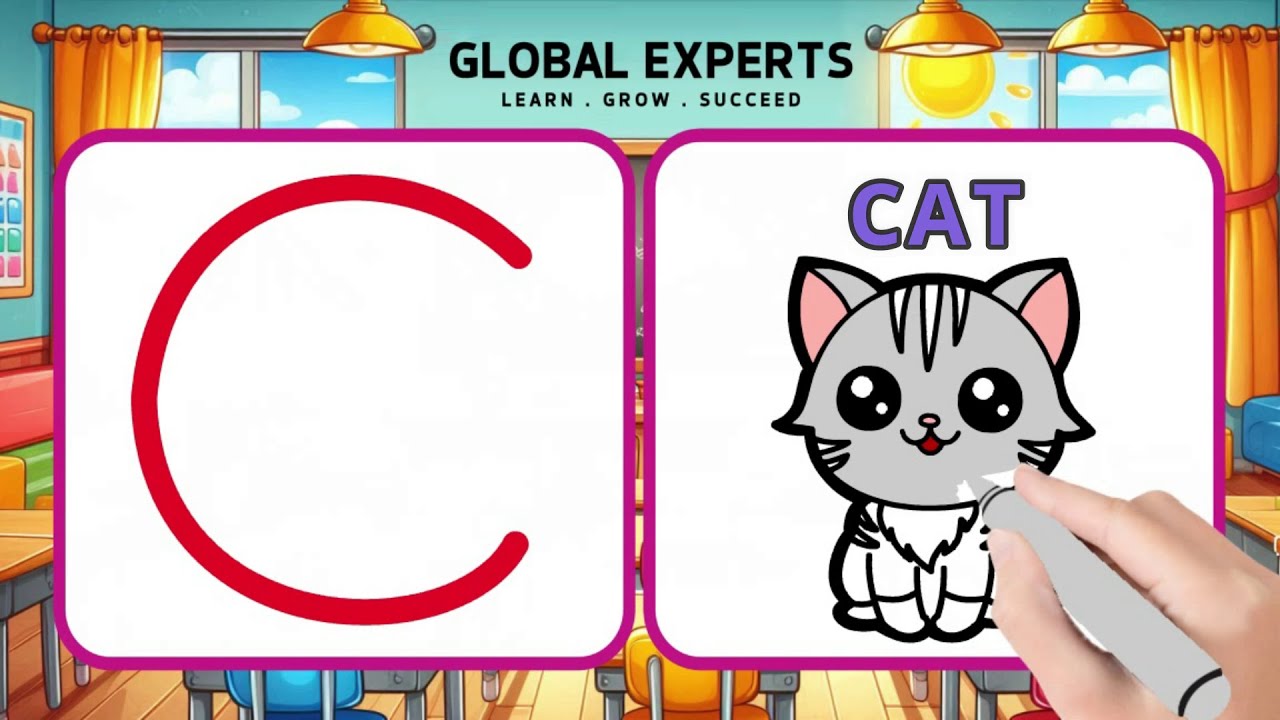 C is for Cat | ABC Song | Learn ABC Alphabet for Children | Kids Songs ...