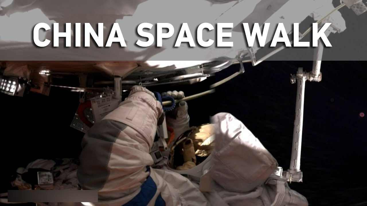 CHINA SPACE WALK: Taikonauts conduct first space walk from China's ...