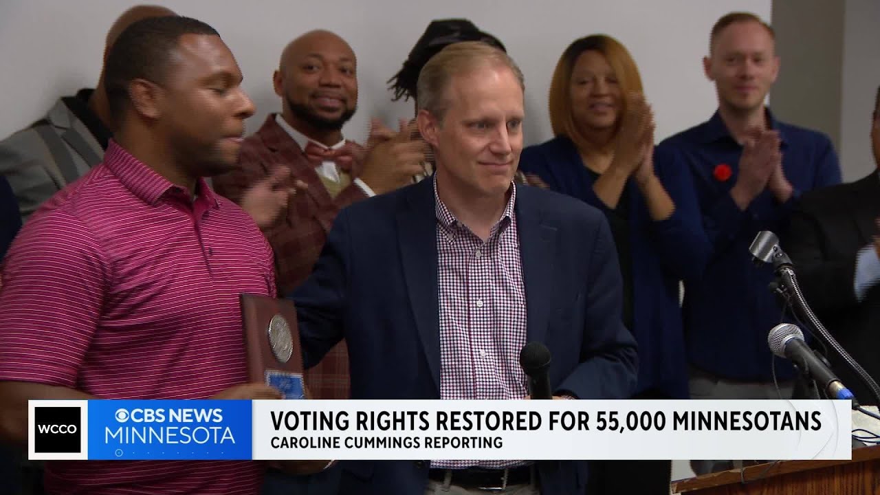55K more Minnesotans eligible to vote after law restored voting rights ...