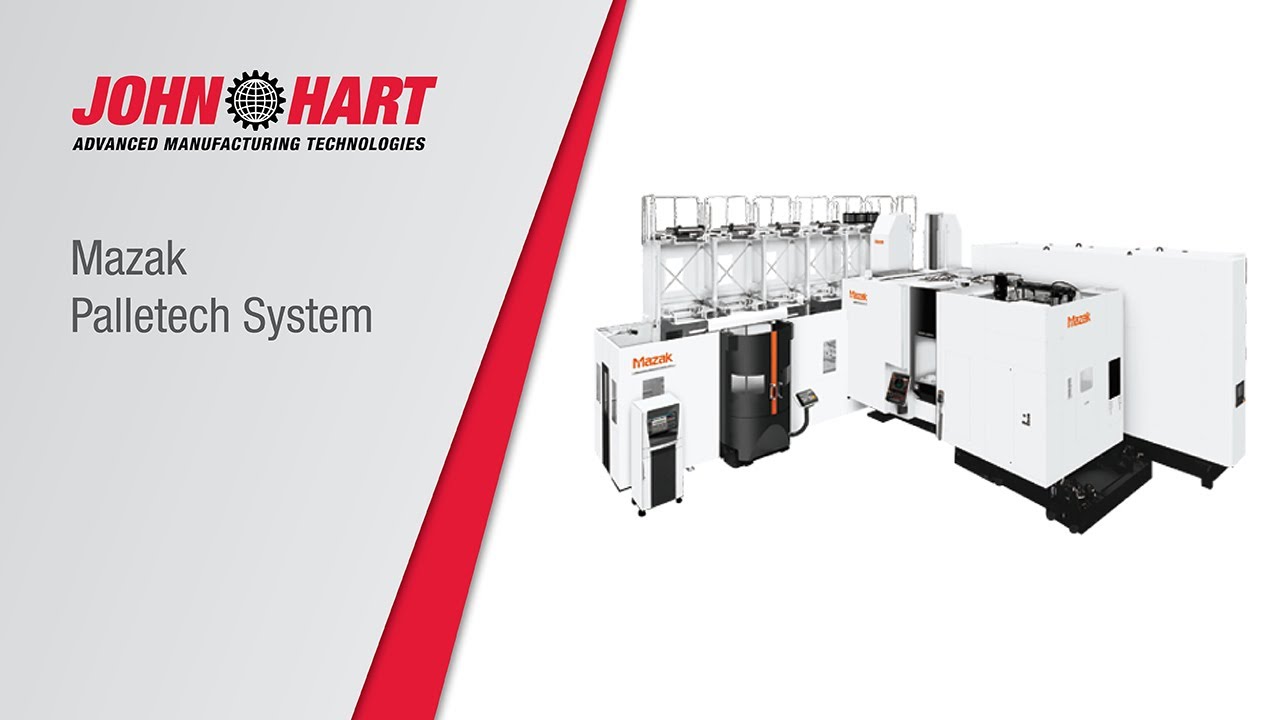 Mazak Palletech System - High productivity automation system - YouTube