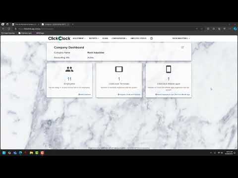ClickClock Export to MYOB AR - YouTube