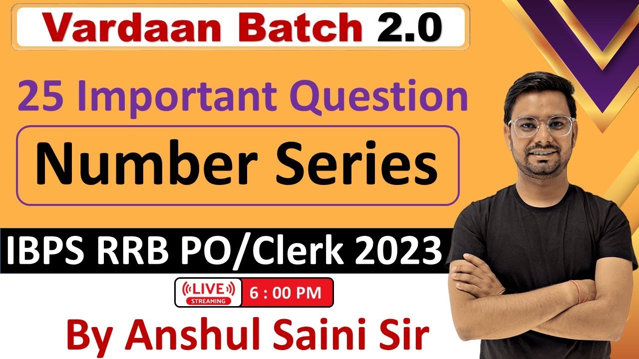 25 Important Question Number Series For Bank Exam Vardaan2 0 By Anshul 25-important-question-number-series-for-bank-exam-vardaan2-0-by-anshul