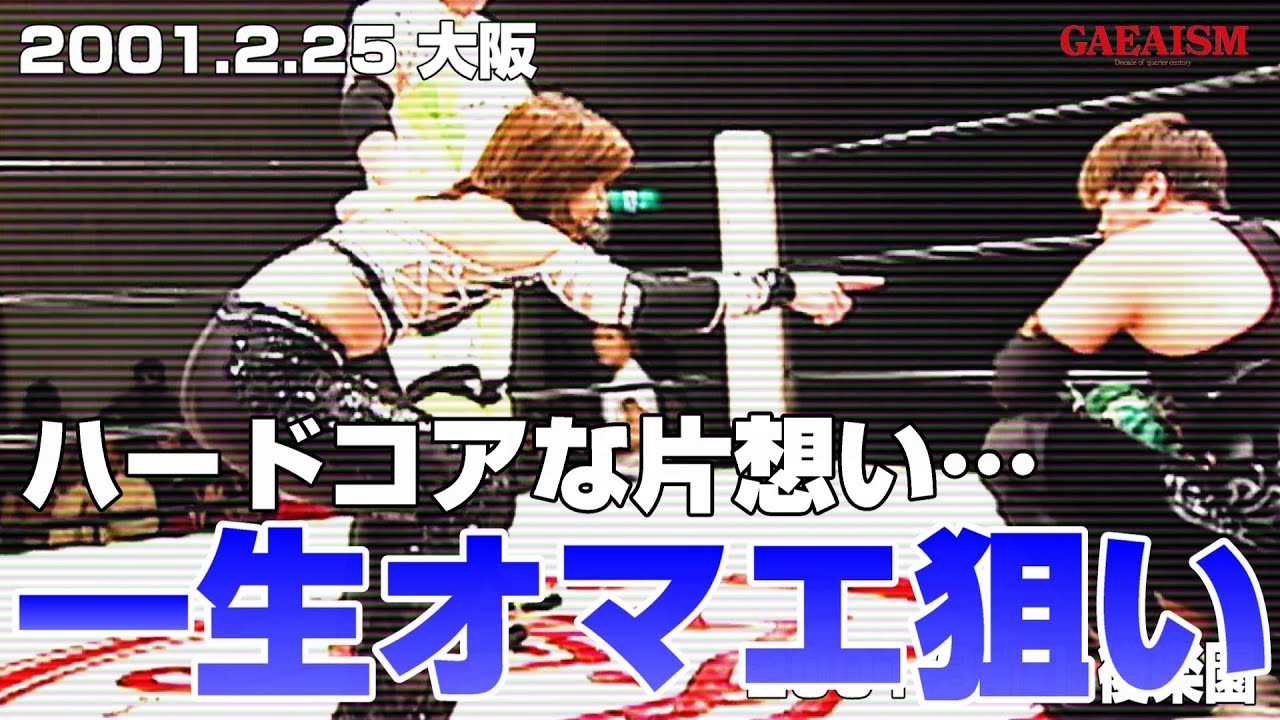 【女子プロレス GAEA】ライオネス飛鳥 & 植松寿絵 vs ダイナマイト・関西 & KAORU 2001年2月25日＠大阪・梅田ステラホール ...